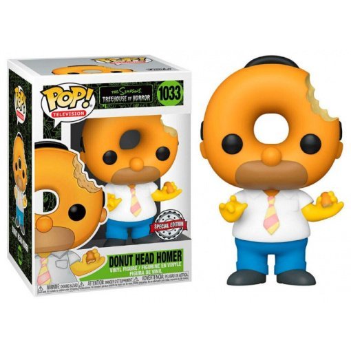 Funko Pop The Simpsons - Donut Head Homer - Homero Cabeza de Rosquilla ...