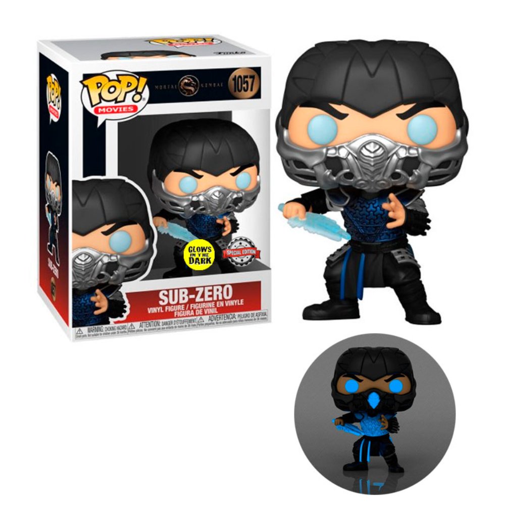 Funko Pop Mortal Kombat - Sub Zero (Glow) - SuperMegaPop