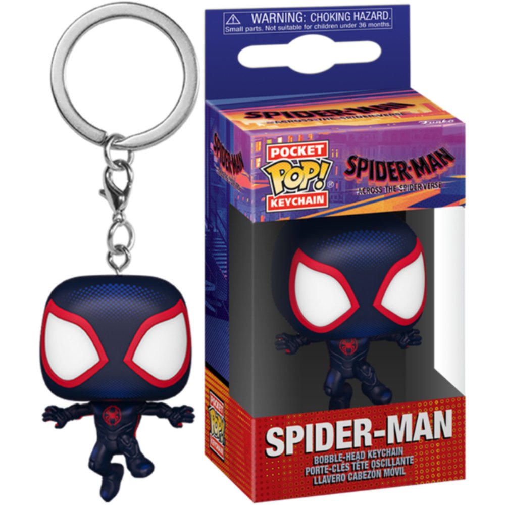 Funko Pop Keychain SpiderMan - Hombre Araña (Spider Verse) - Llavero ...