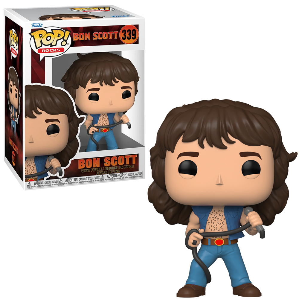 Funko Pop AC DC - Bon Scott - SuperMegaPop